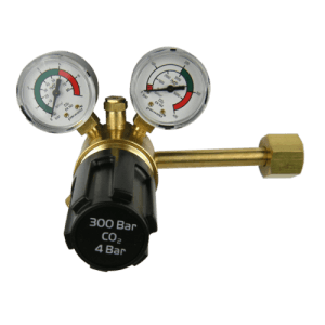 Nitrogen Gas Regulator. Single Stage, 2 Guage, 300Bar. 10lpm flow