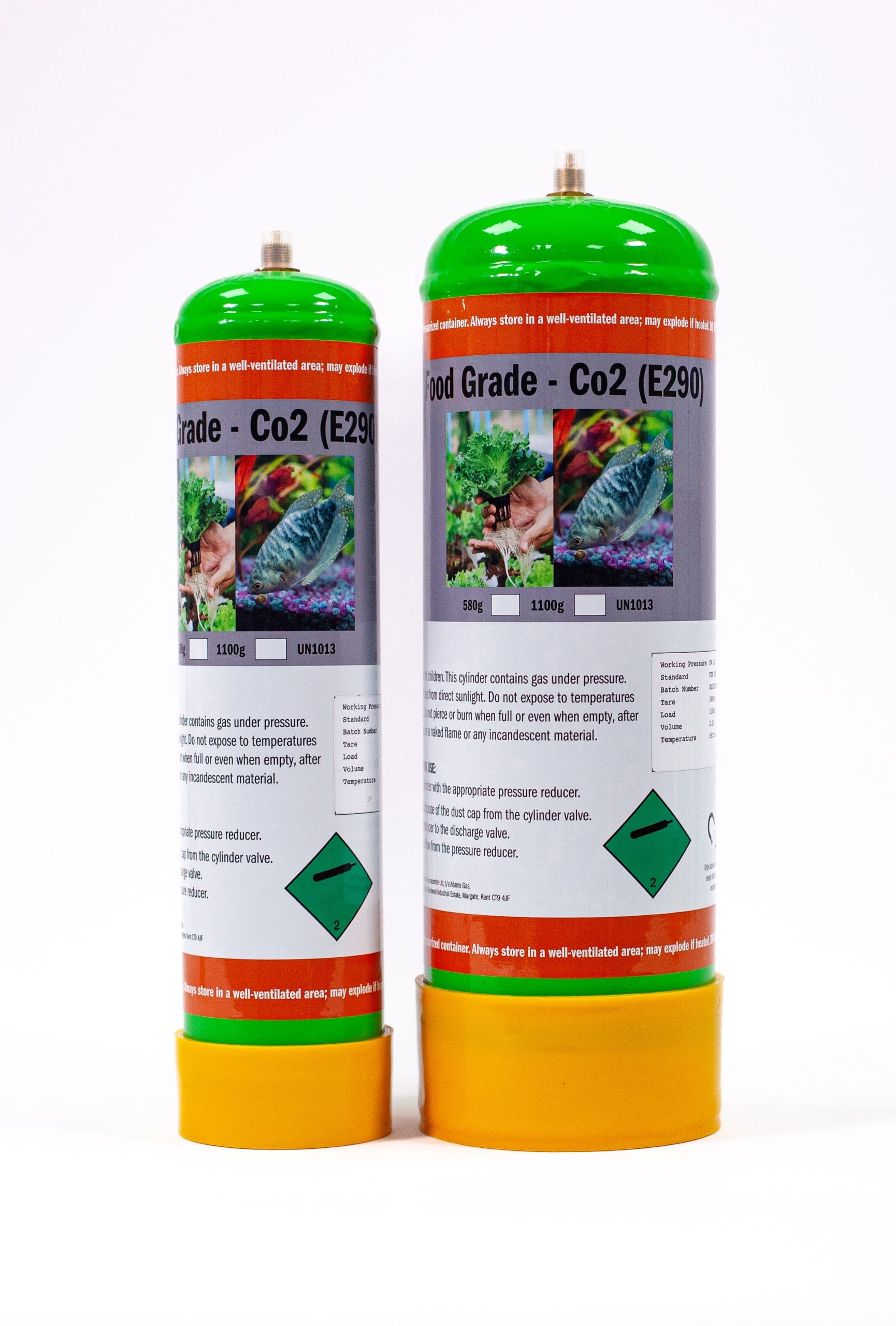 Disposable CO2 Bottles for Aquariums and Hydroponic Plant Growth ...